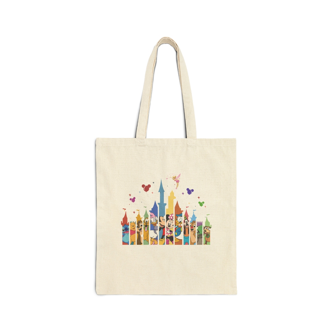 Disney and Friends Tote Bag, Disney Family Tote Bag, Disney Castle Trip ...
