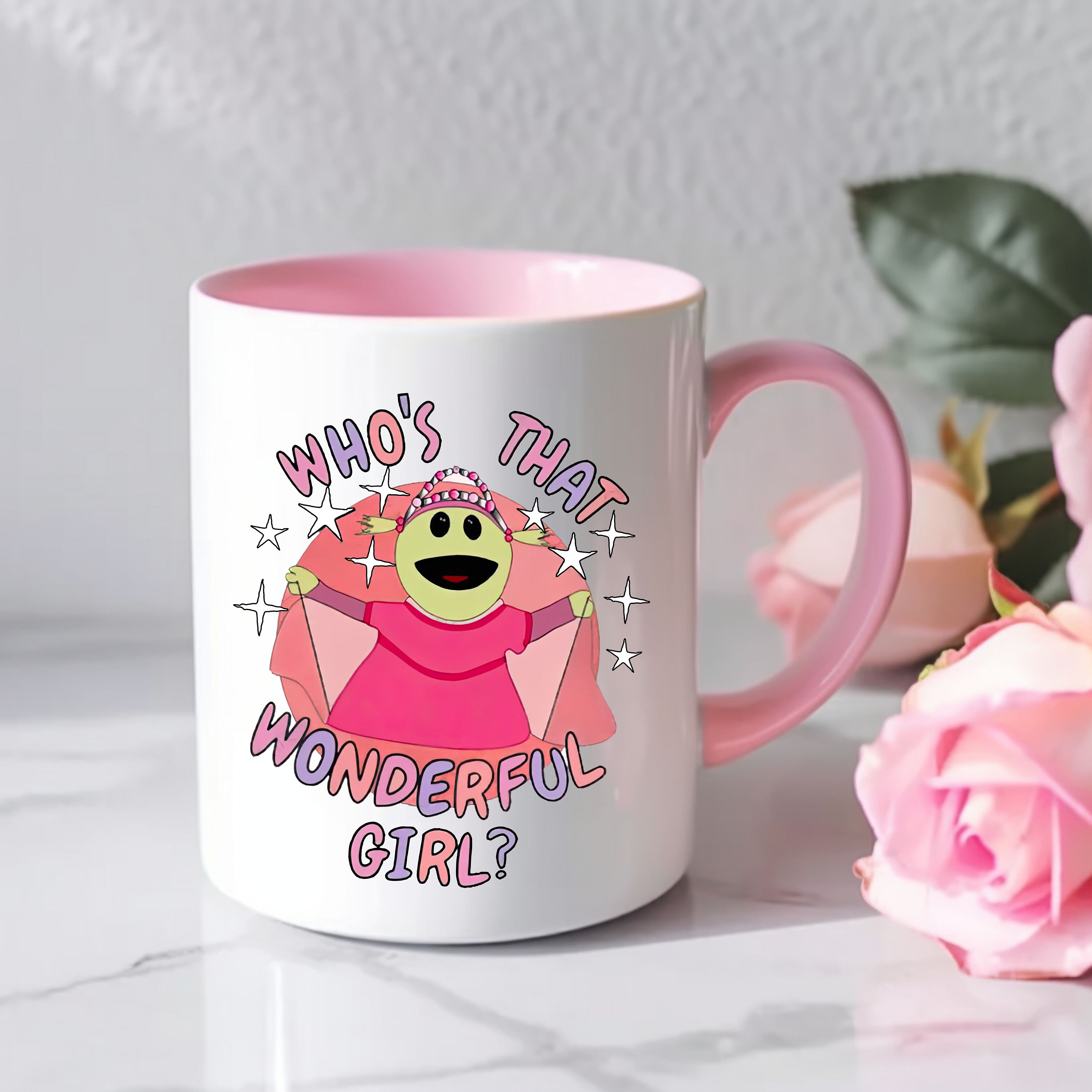 Nanalan Peepo Who is Athat Wonderful Girl Coffee Mug, Nanalan Meme ...