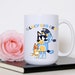Bluey Bandit Dad Era Coffee Mug, Bluey Dad Cup, Bluey Bingo Family Mug ...
