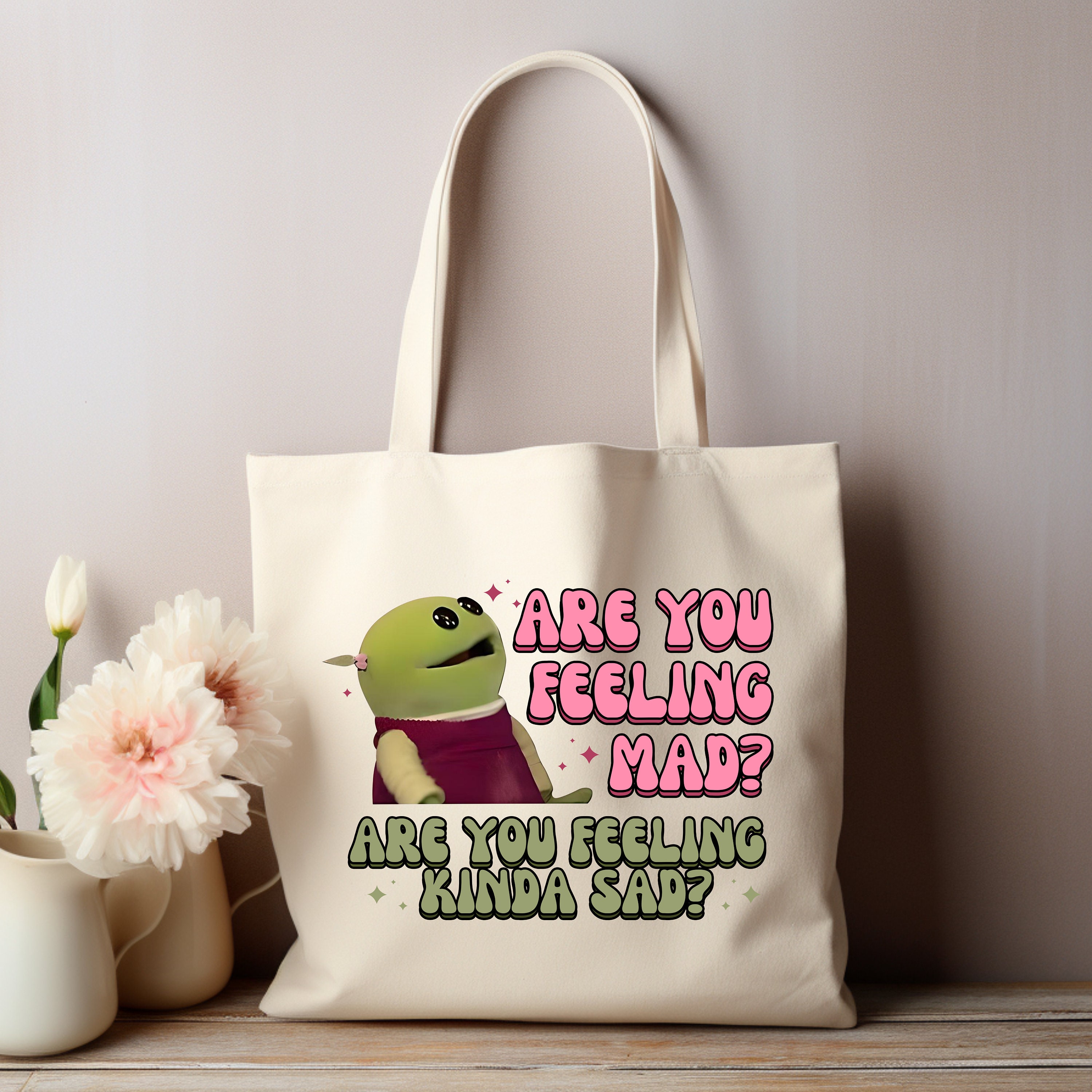 Are You Feeling Mad Nanalan Tote Bag, Peepo Nanalan Bag, Mona Gift,mona ...