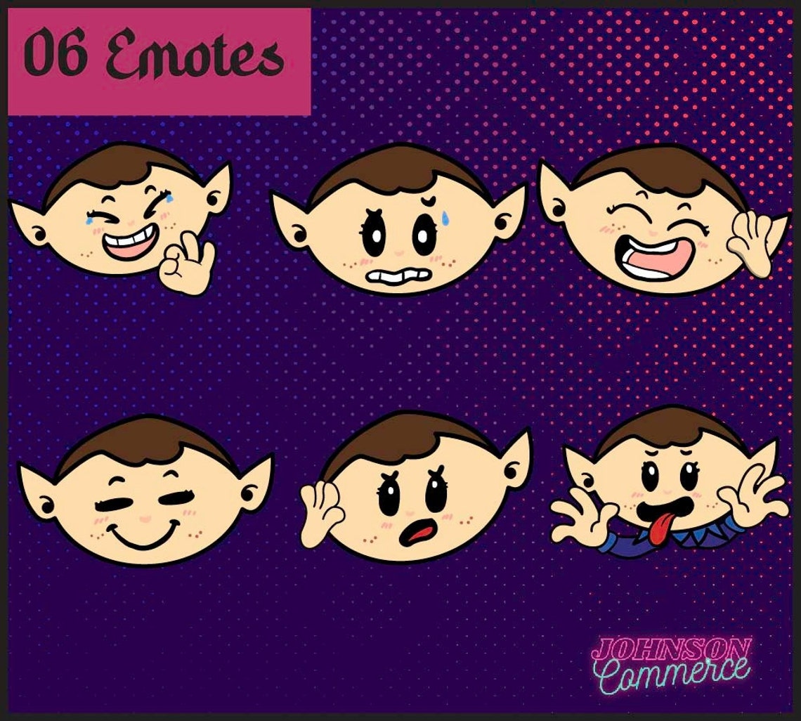 Cute Child Emotes for Twitch and Discord, Anime Child Emotes for Twitch ...