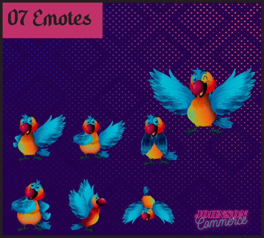 Cute Bird Emotes for Twitch and Discord, Bird Emotes for Twitch and ...