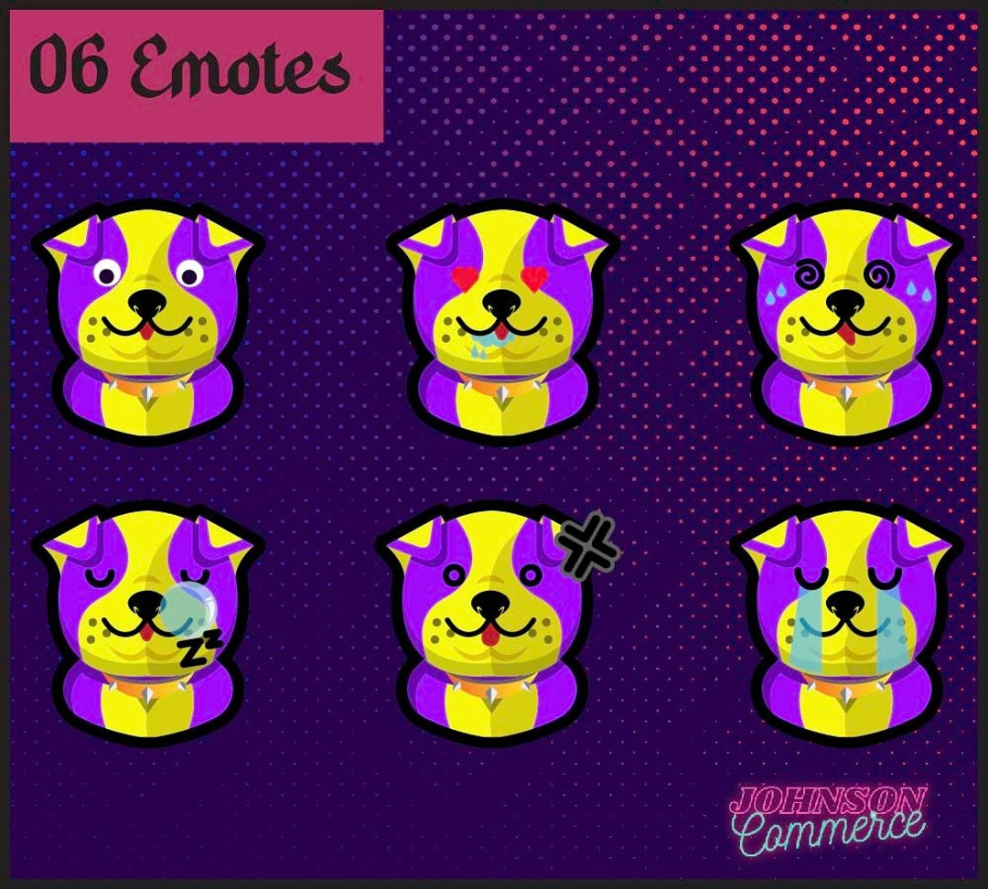 Dog Emotes for Twitch and Discord, Cute Dog Emotes for Twitch and ...