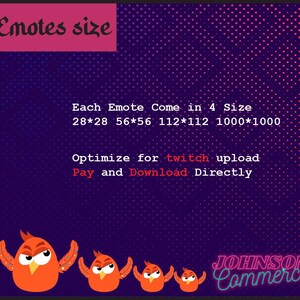 Angry Bird Emotes for Twitch and Discord, Bird Emotes for Twitch and ...
