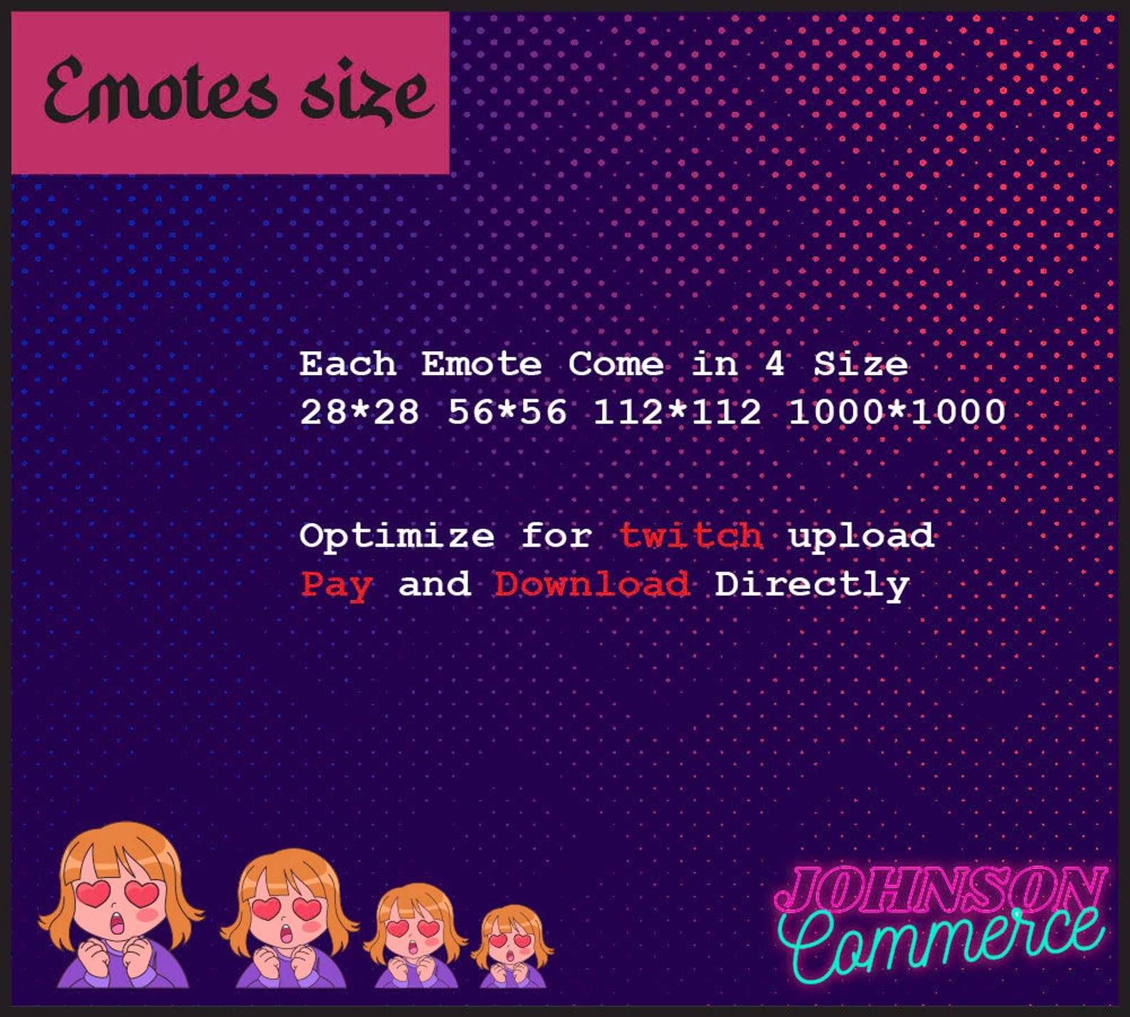 Purple Cloth Girl Emotes for Twitch and Discord, Girl Emotes for Twitch ...