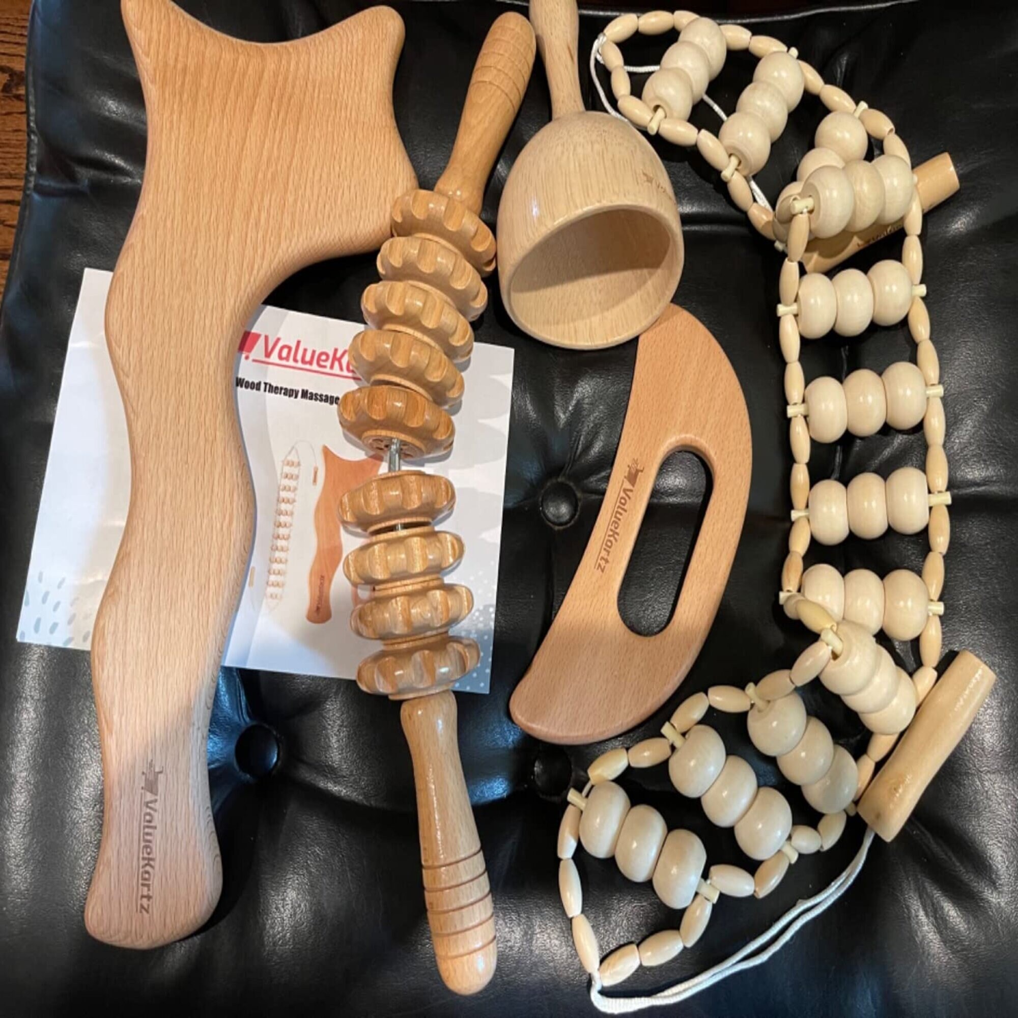 5 in 1 Wood Therapy Massage Tools, Maderoterapia, Anti Cellulite ...