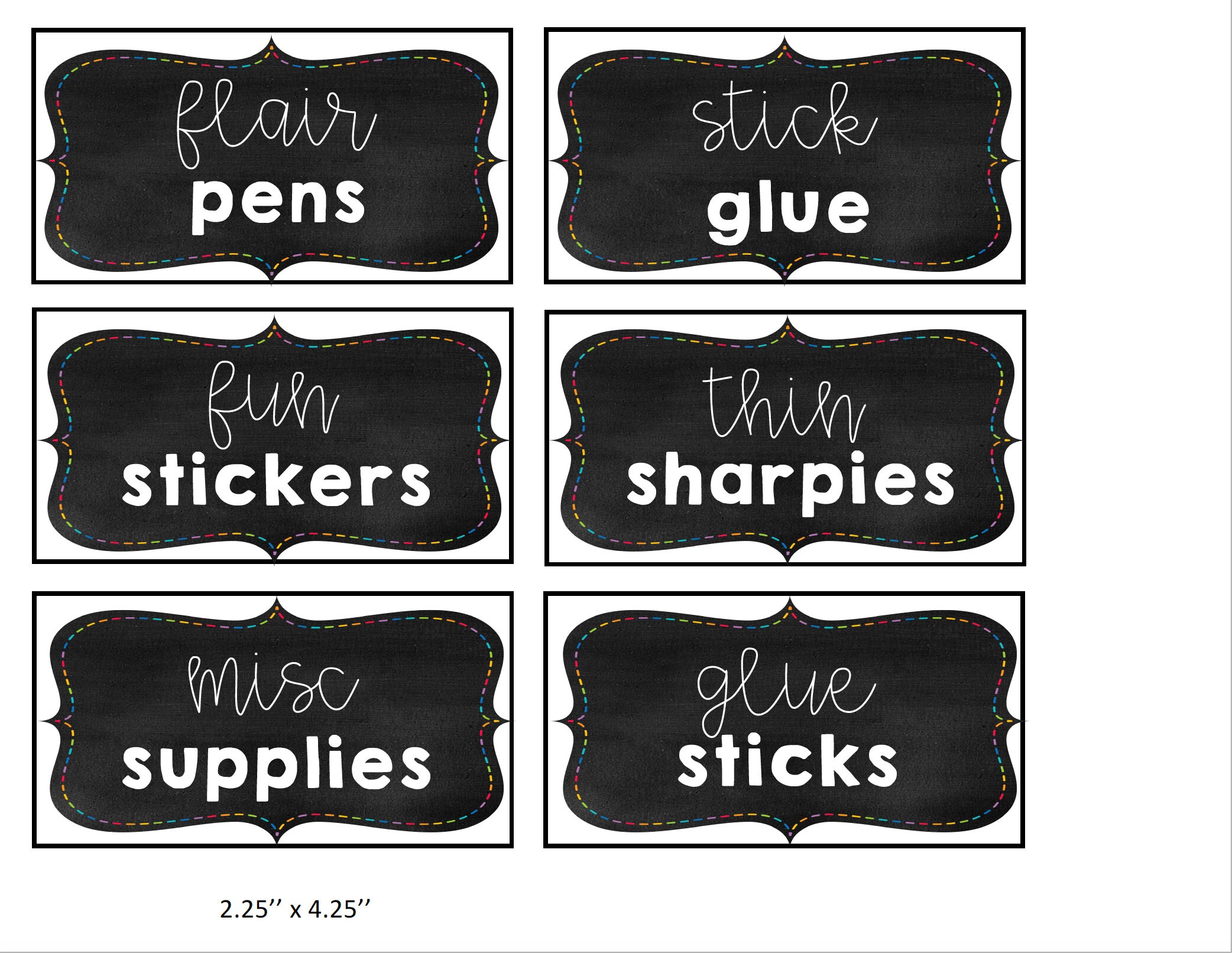 Chalkboard Teacher Toolbox Editable Labels | Teacher Toolbox Labels ...