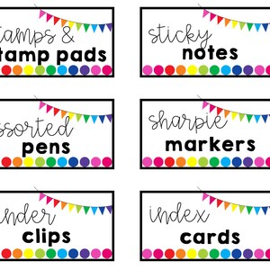 Bright Teacher Toolbox Editable Labels | Teacher Toolbox Labels ...
