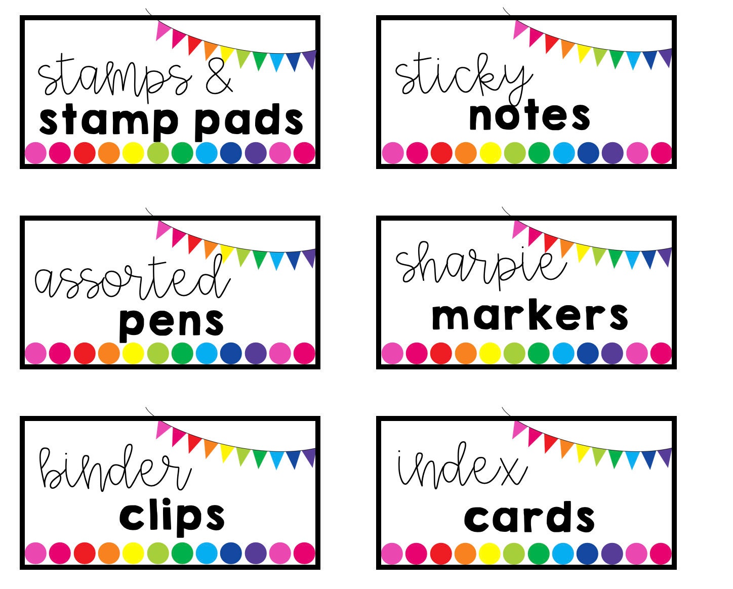 Bright Teacher Toolbox Editable Labels | Teacher Toolbox Labels ...