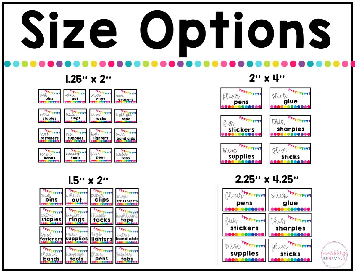 Bright Teacher Toolbox Editable Labels | Teacher Toolbox Labels ...