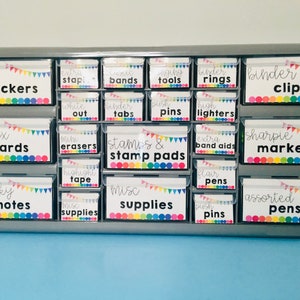 Bright Teacher Toolbox Editable Labels | Teacher Toolbox Labels ...