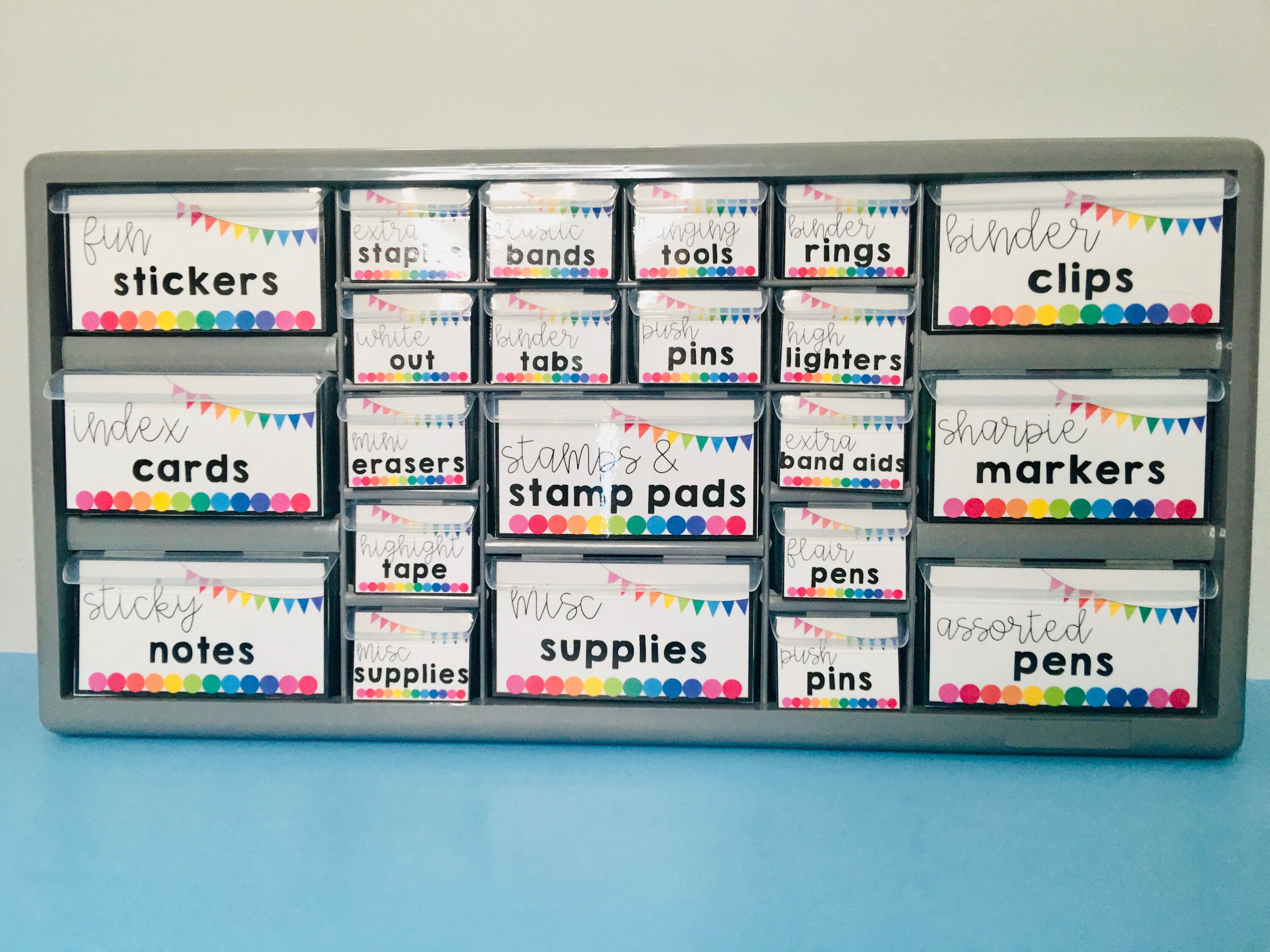 Bright Teacher Toolbox Editable Labels | Teacher Toolbox Labels ...