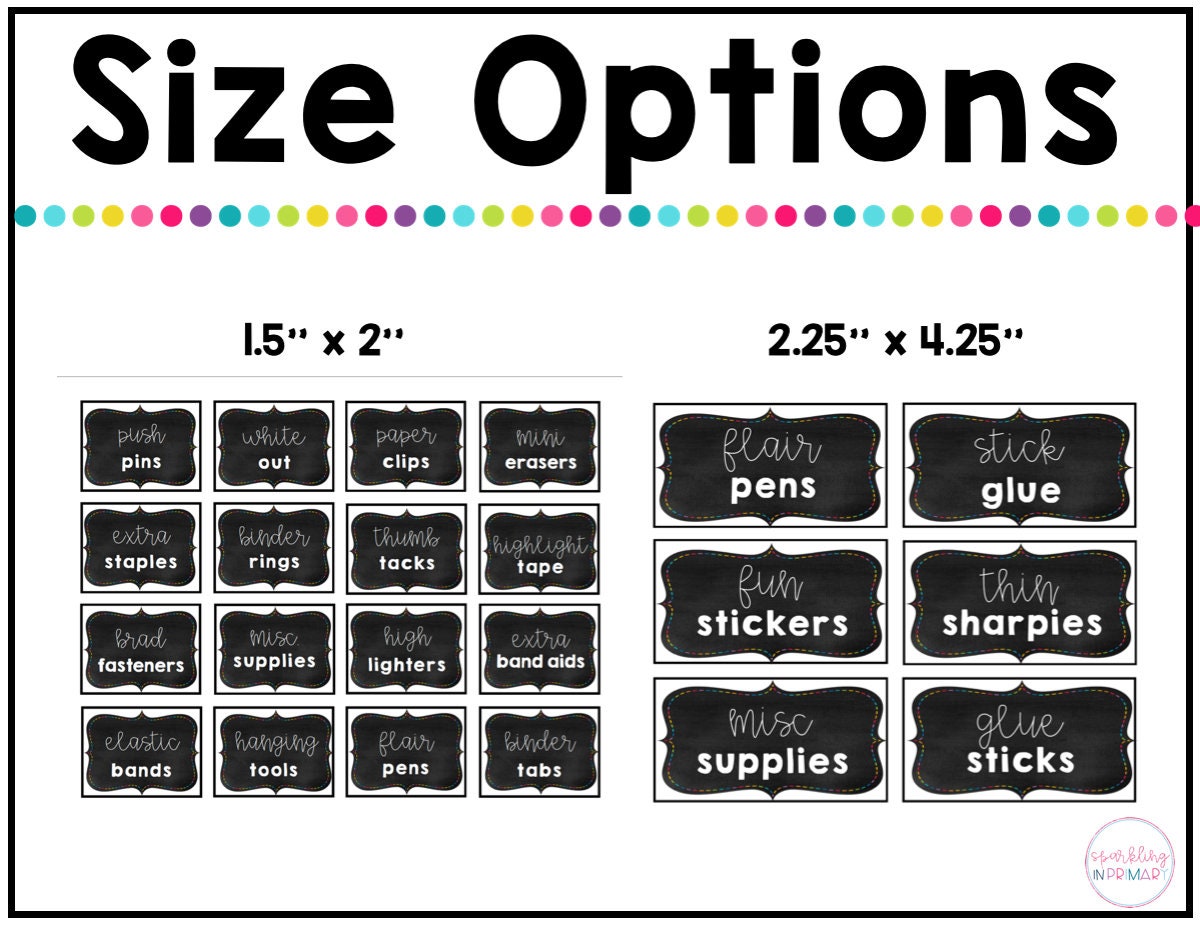 Chalkboard Teacher Toolbox Editable Labels | Teacher Toolbox Labels ...
