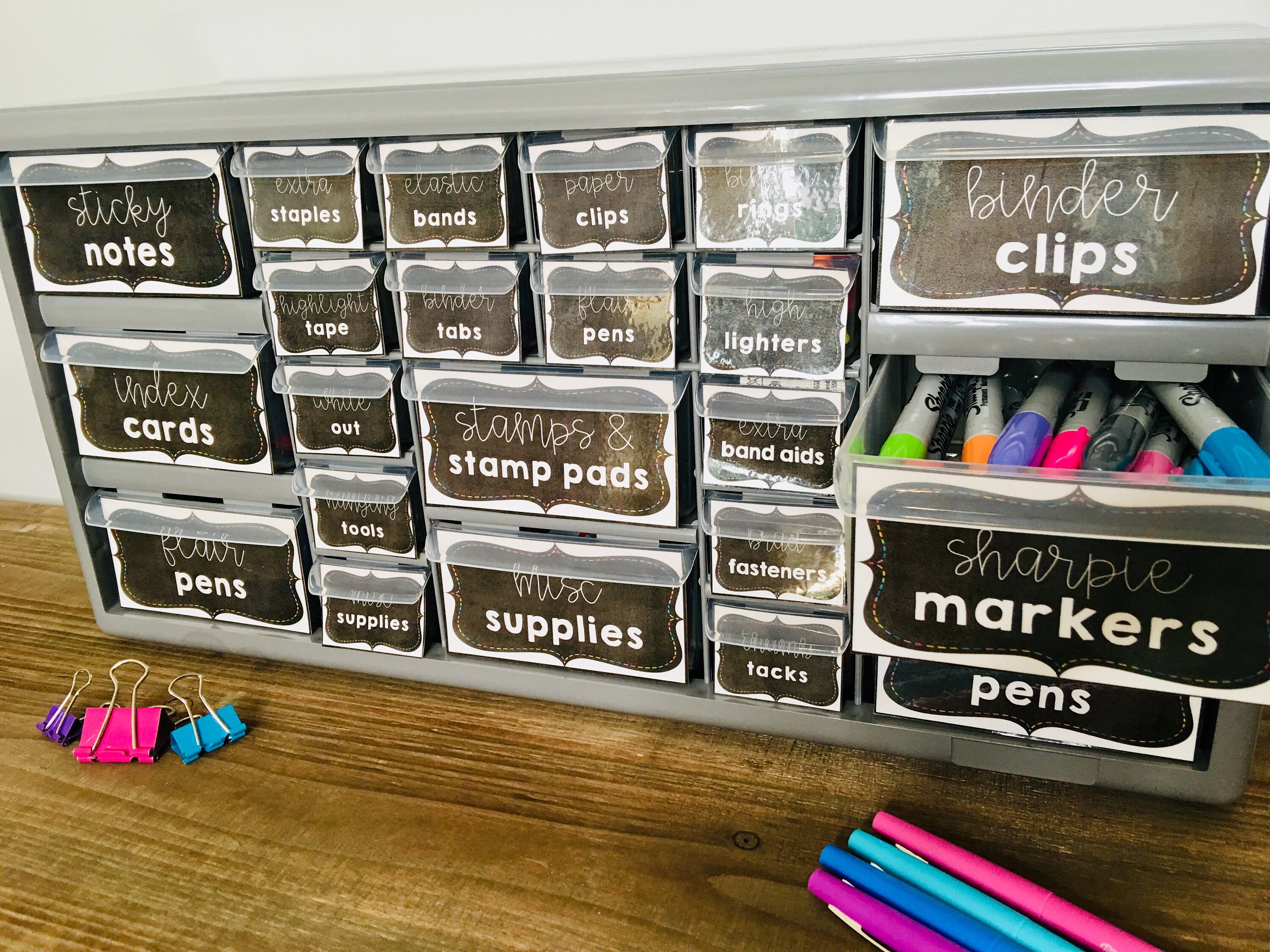 Chalkboard Teacher Toolbox Editable Labels | Teacher Toolbox Labels ...