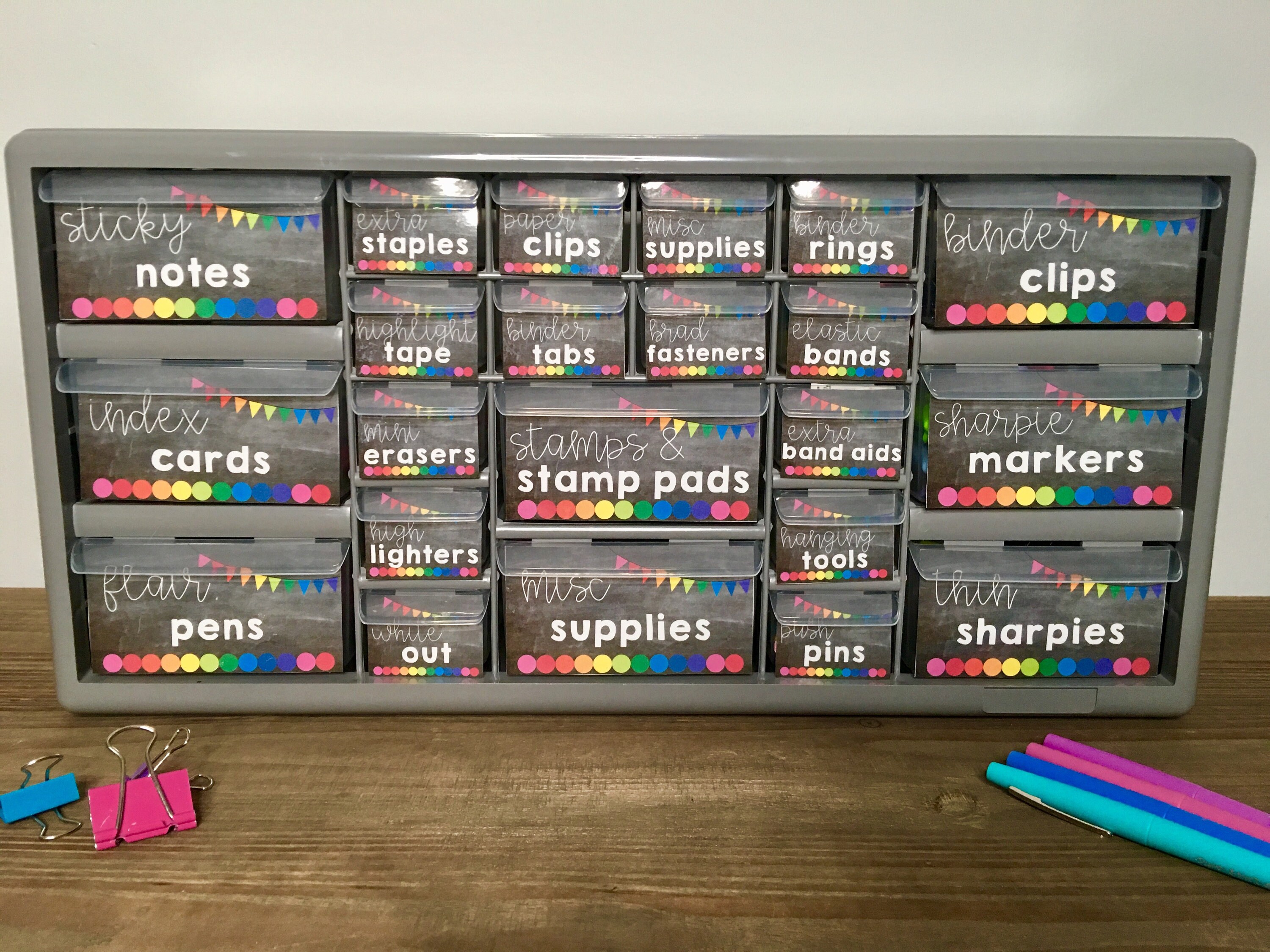 Chalkboard Bright Teacher Toolbox Editable Labels Teacher Toolbox ...