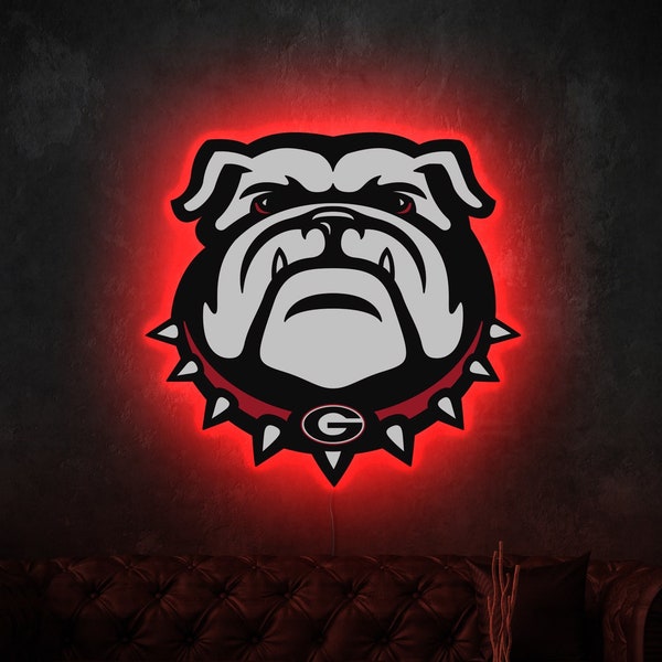 Georgia Bulldog Logo - Etsy