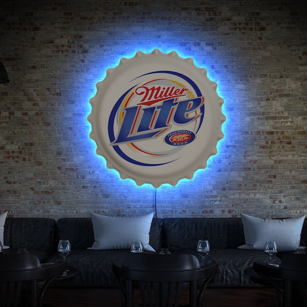 Miller Light Neon Sign - Etsy
