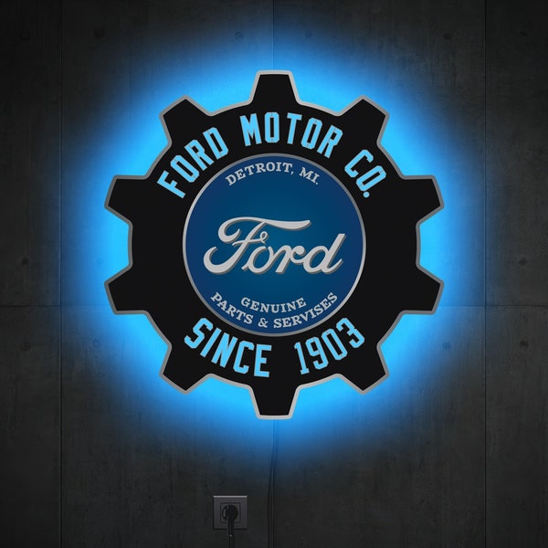 Light up Car Logo - Etsy