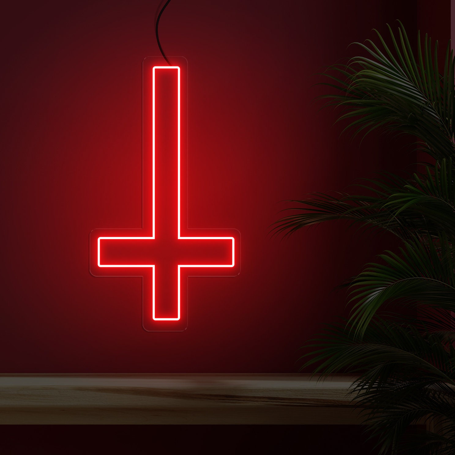 Hipster Inverted Cross Background