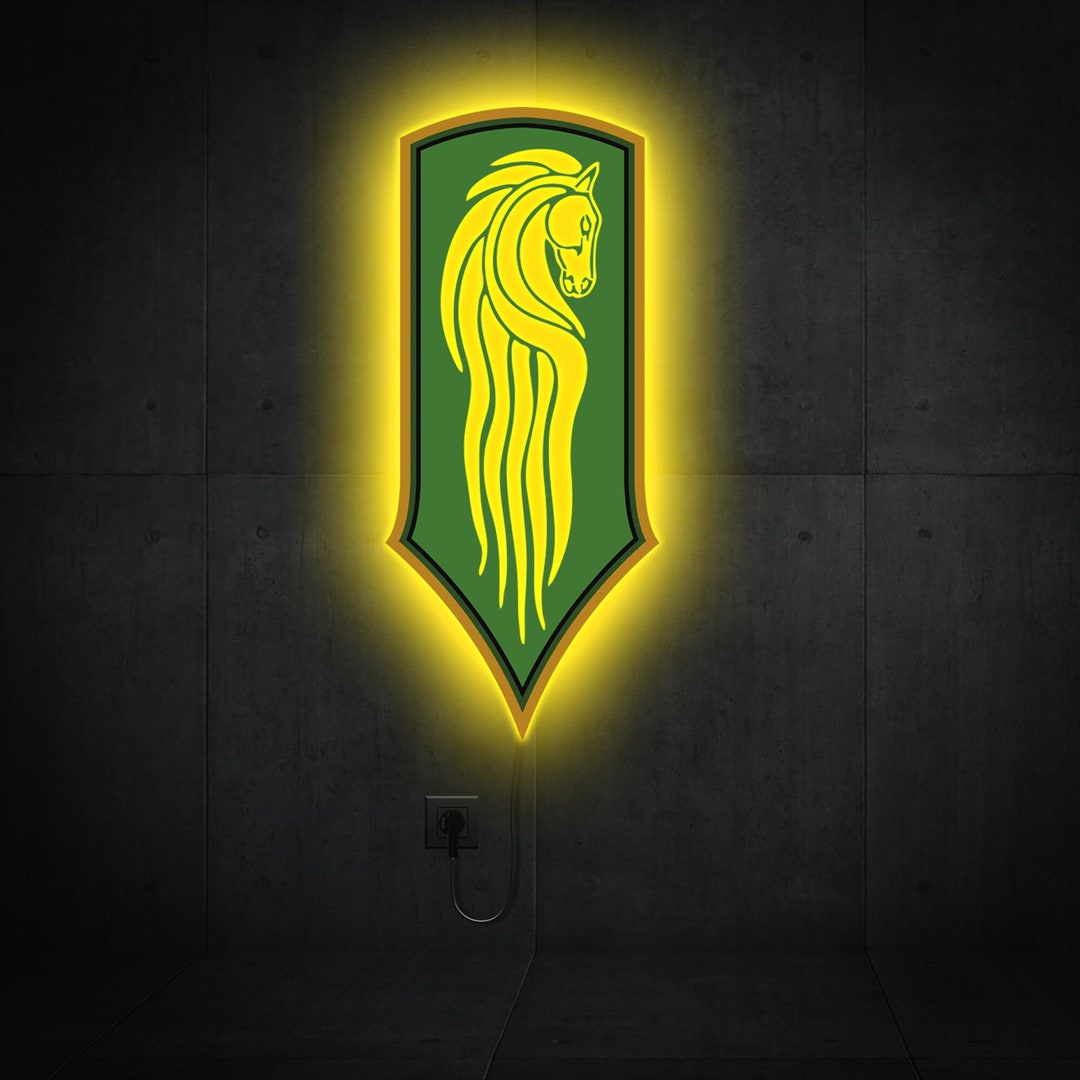 Rohan Neon Sign Rohan Led Sign Rohan Logo Sign Rohan Flag - Etsy