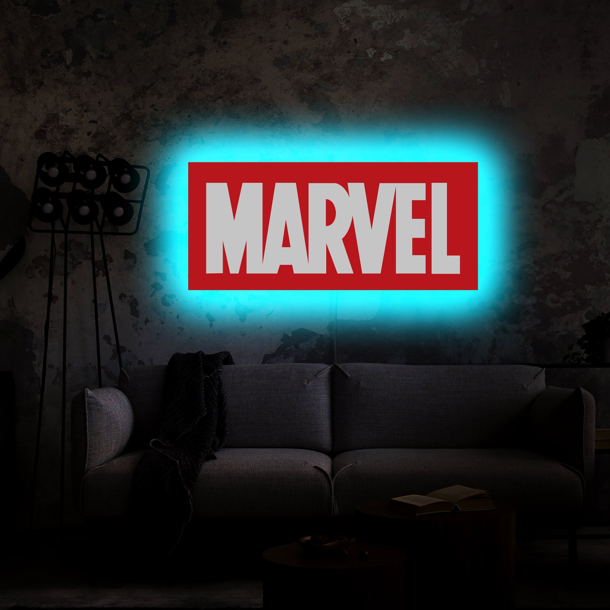 Marvel Neon Sign Marvel Led Sign Marvel Light Sign - Etsy