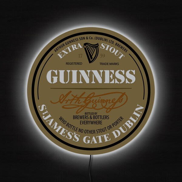 Wood Guinness Sign - Etsy