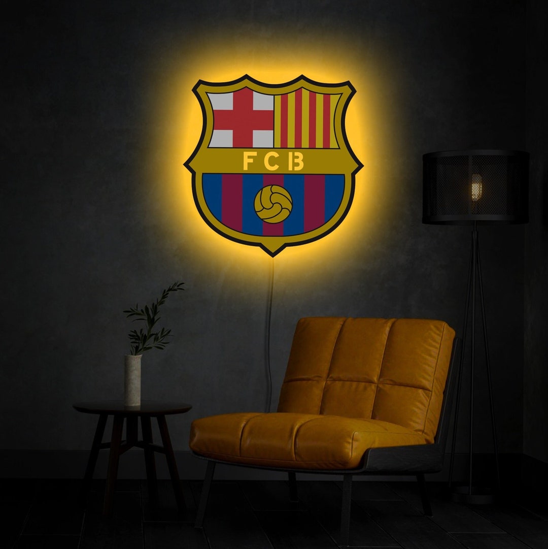 FC Barcelona Licht, FC Barcelona Logo, Barcelona Neon Schild, Barcelona ...