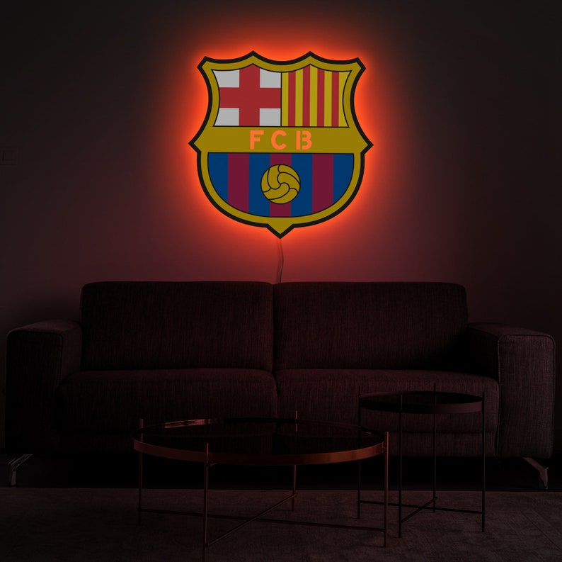 FC Barcelona Licht, FC Barcelona Logo, Barcelona Neon Schild, Barcelona ...