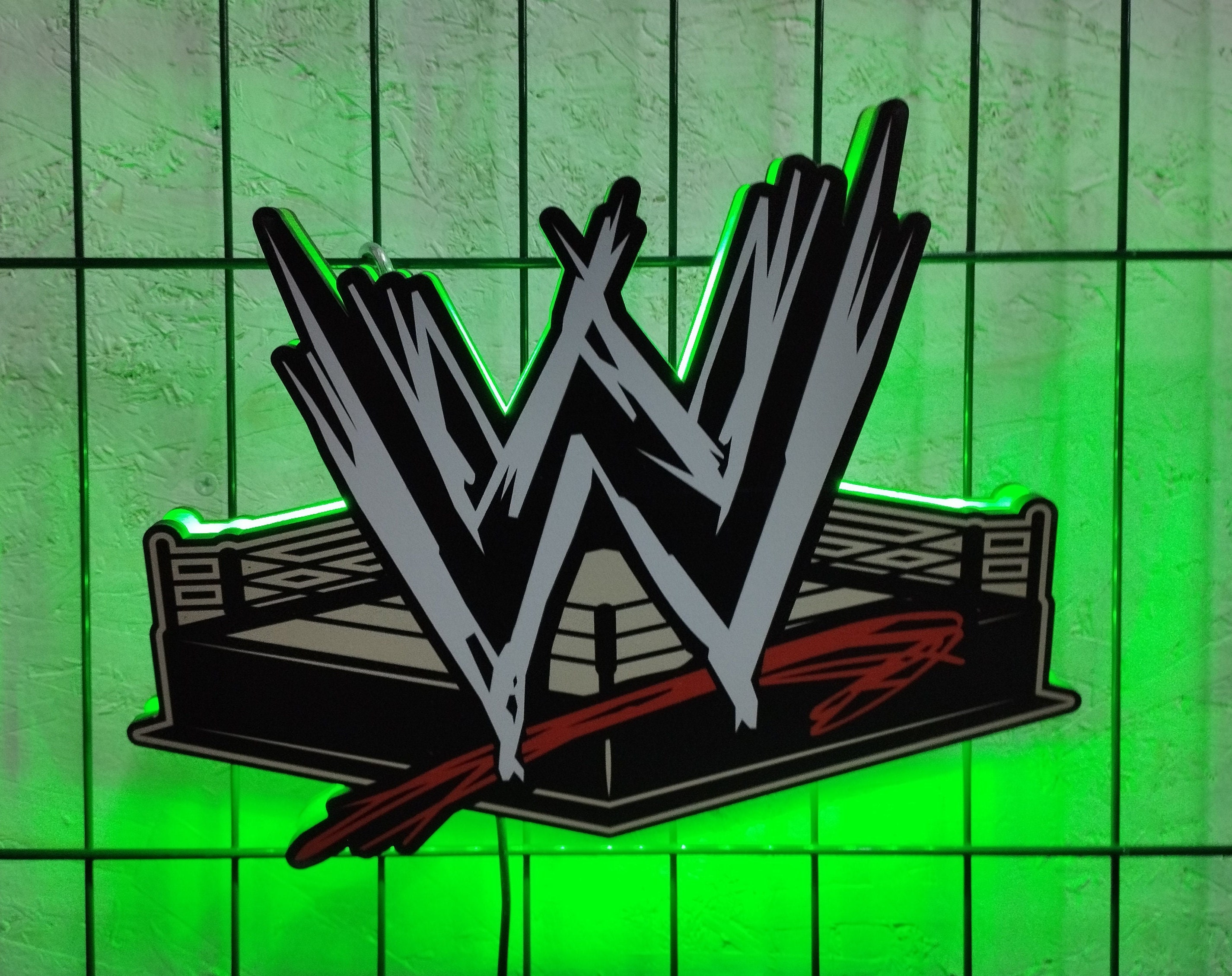 Wwe Led Sign Wwe Logo Sign Wwe Neon Sign Wwe Light Decor - Etsy UK
