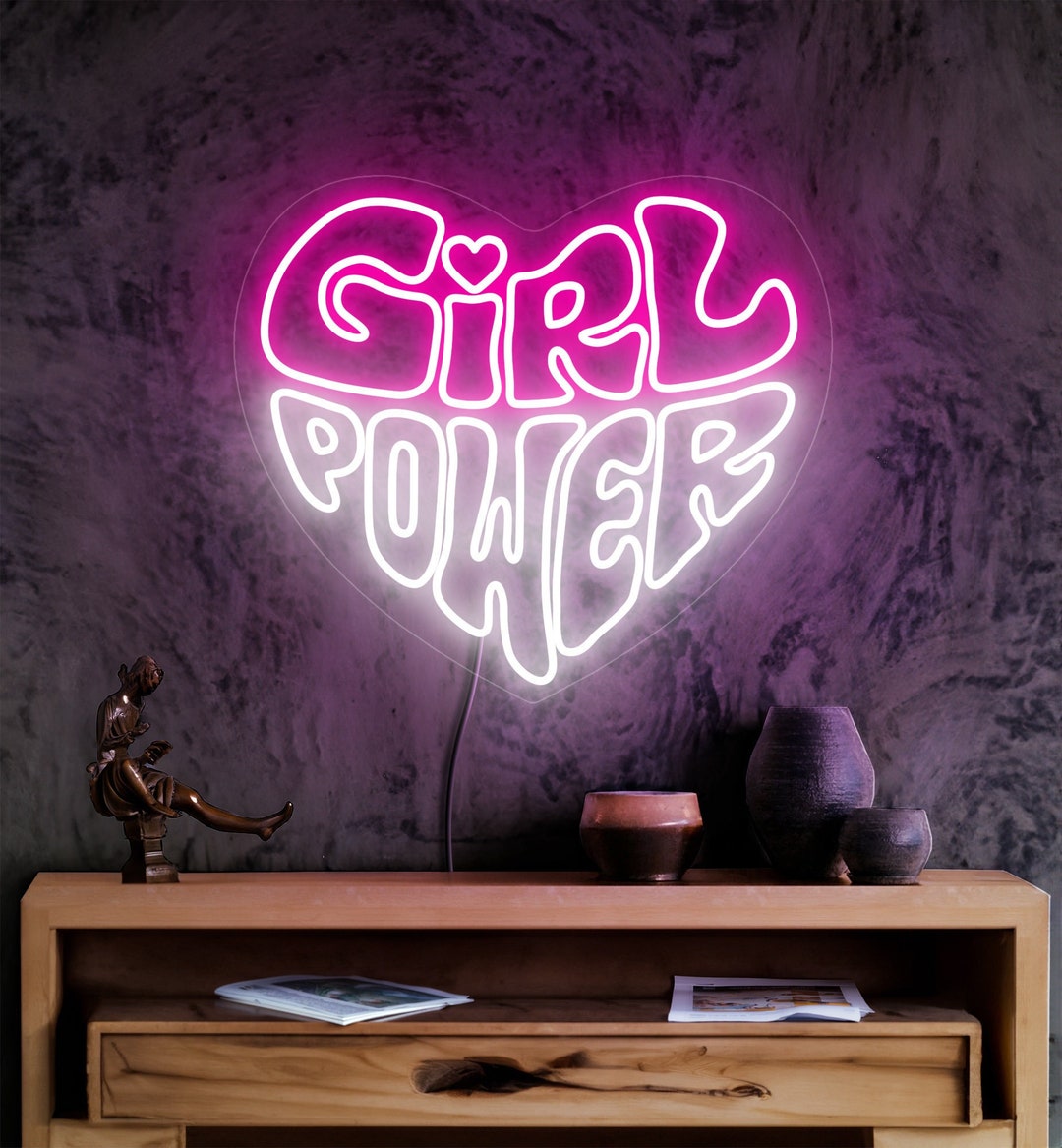 Girl Power Neon Sign Girl Power Led Sign Girl Power Sign - Etsy