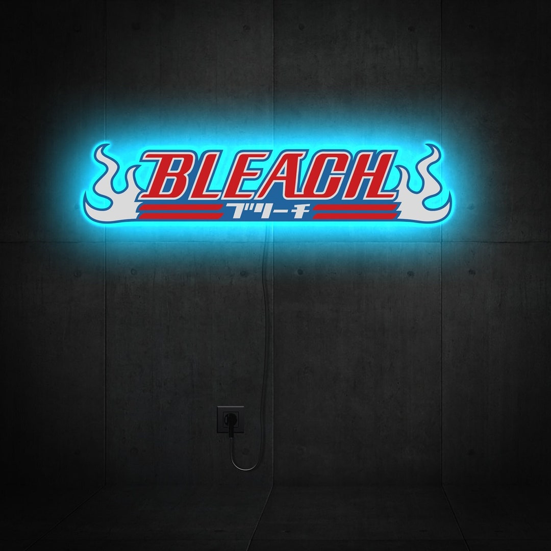 Bleach Leuchtreklame Bleach LED Zeichen Bleach Anime - Etsy.de