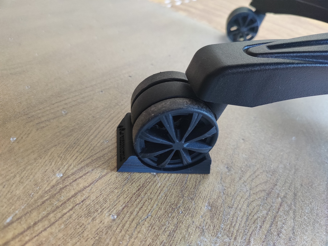 Custom Gaming Chair Caster Wheel Cups / Brakes. Great for Sim Racing ...