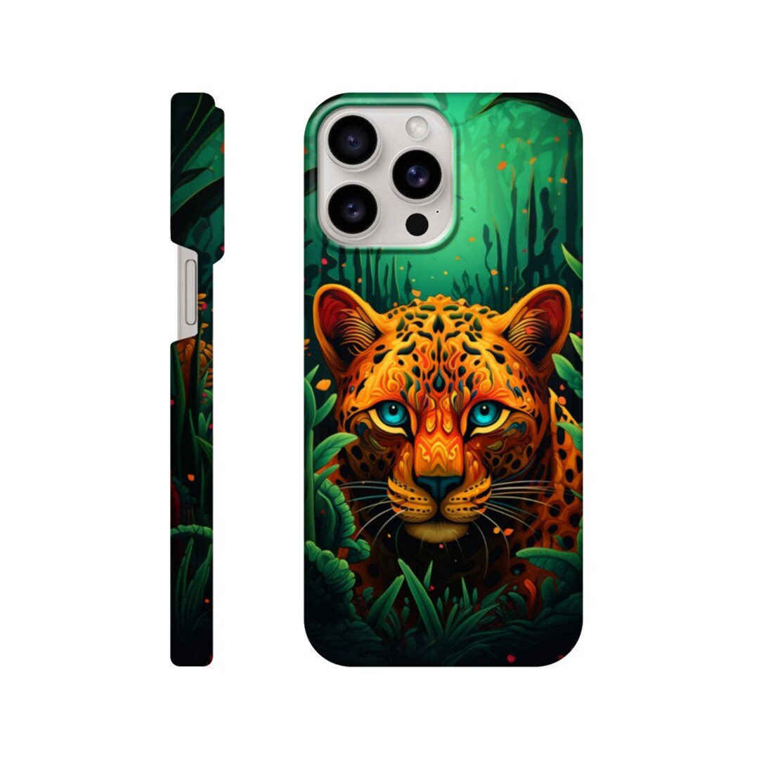 Cheetah Phone Case Artsy Unique Design Jungle Phone Case for iPhone and ...