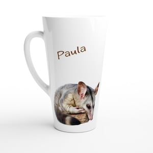 Personalized Possum Mug: Porcelain Enamel Coffee Cup - Etsy