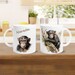 Personalized Chimpanzee Mug Porcelain Enamel Coffee Tea Latte Mug Cup ...