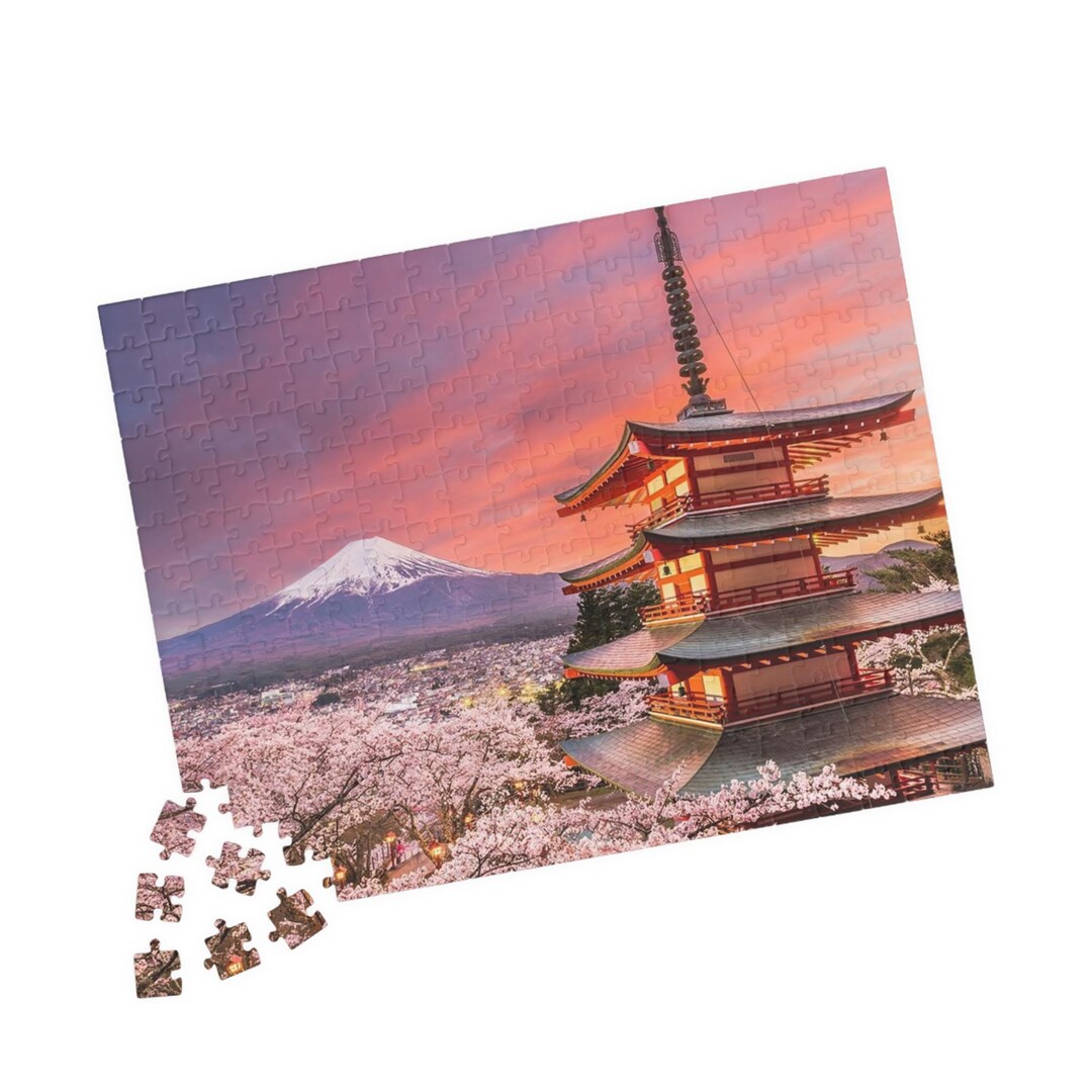 Jigsaw Puzzle, Cherry Blossom Japan Puzzles 110, 252, 520, 1014-piece ...