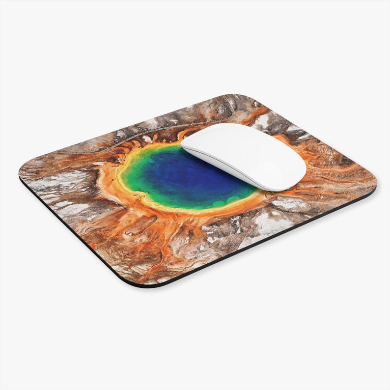 Yellow Stone National Park Mouse Pad, National Park Decor, Office Desk ...