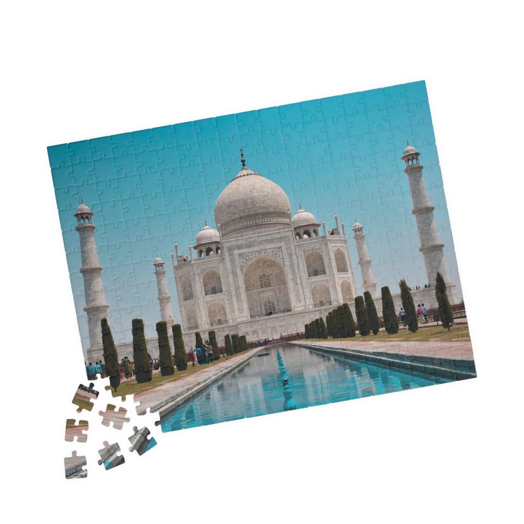 Puzzle, Taj Mahal 7 Wonders of the World, 110, 252, 520, 1014-piece ...