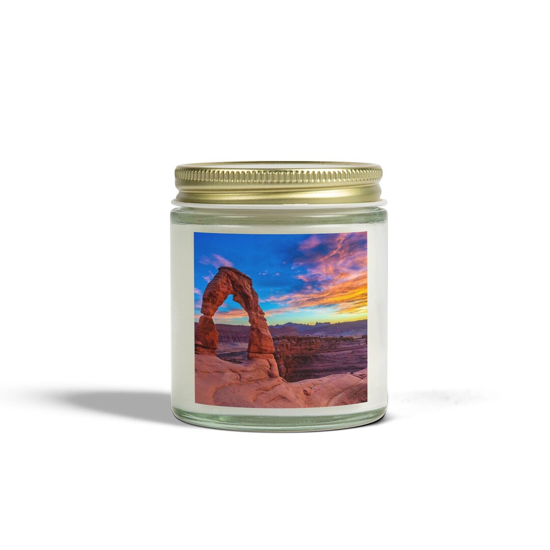 Candle, Rustic National Park Home Decor, Arches National Park Candles ...