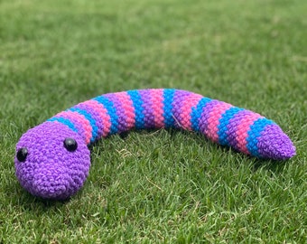 Snake large Rainbow Loom, Loomigurumi - Etsy