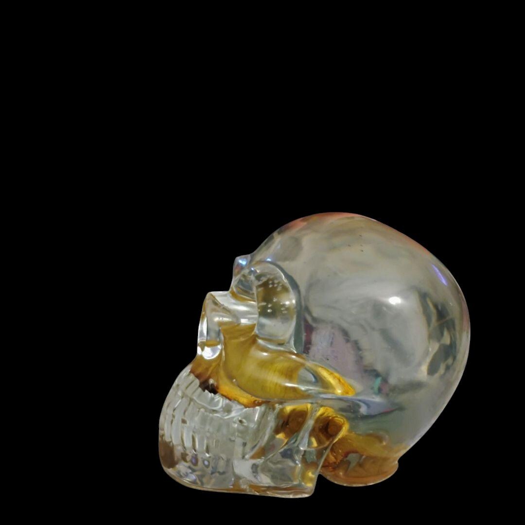 Resin Skulls With Yellow Roses/3"x5"/handmade Gothic Decor - Etsy