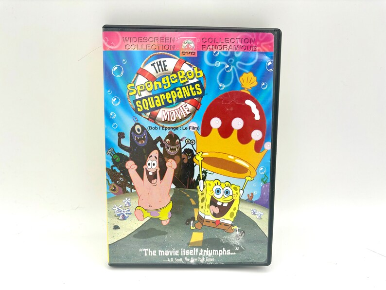 Spongebob Squarepants Collection Spongebob VHS, Spongebob DVD Movie ...