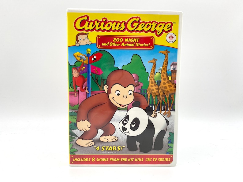 Curious George Collection: TV Series Dvd,rare Coloring Book, Collectors ...