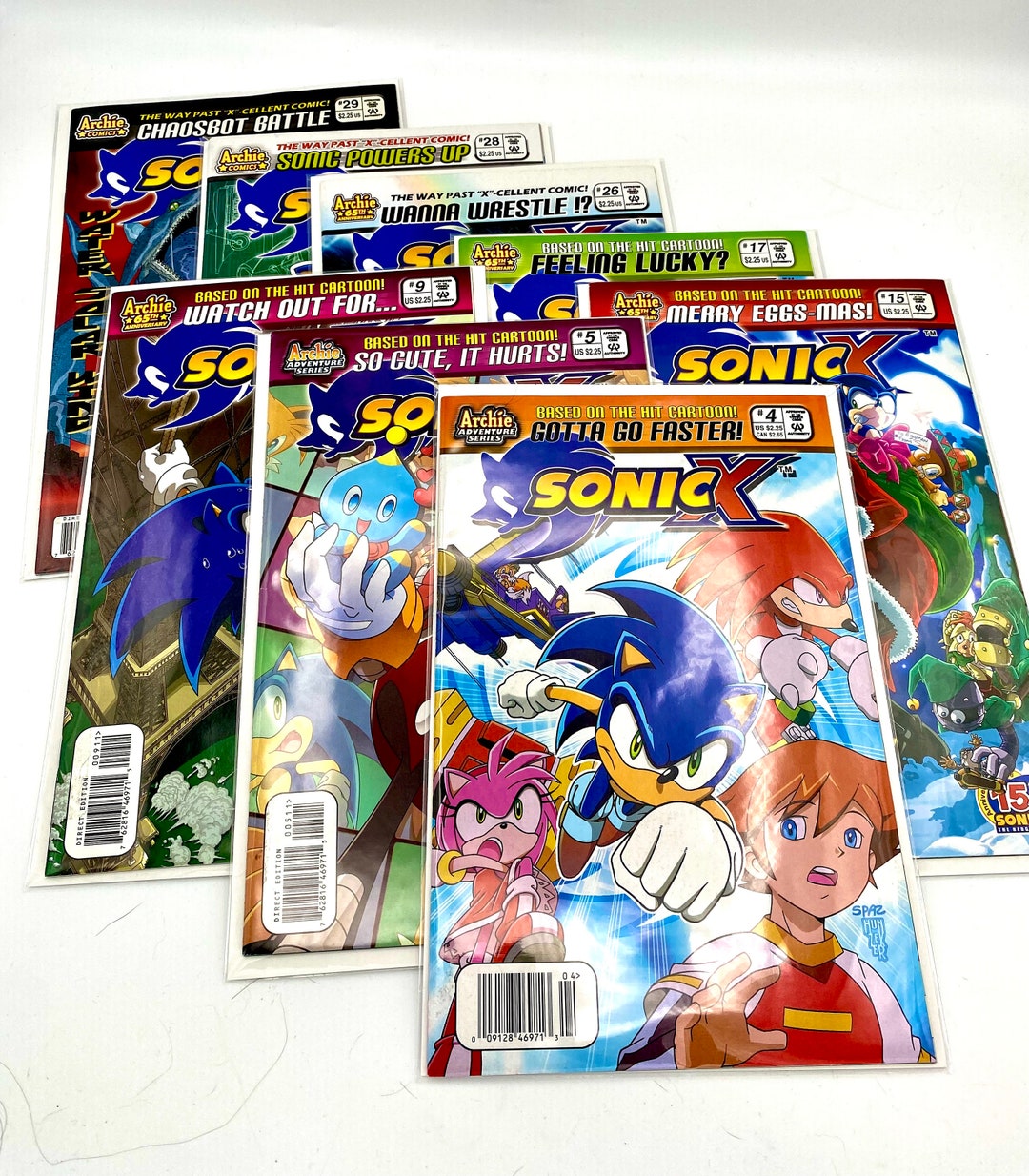 Sonicx Comics Collection Lot of 8 Issues 7 First Editions Very Good ...