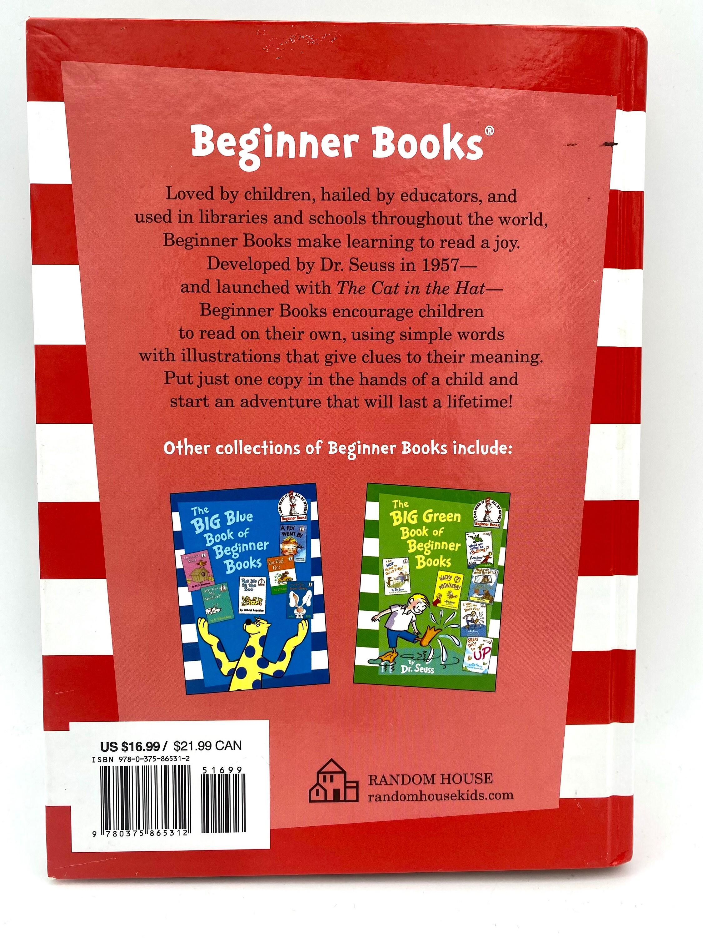 The Big Red Book & Big Blue Book Hardcovers, Young Readers, Perfect for Early Learning to Read ...