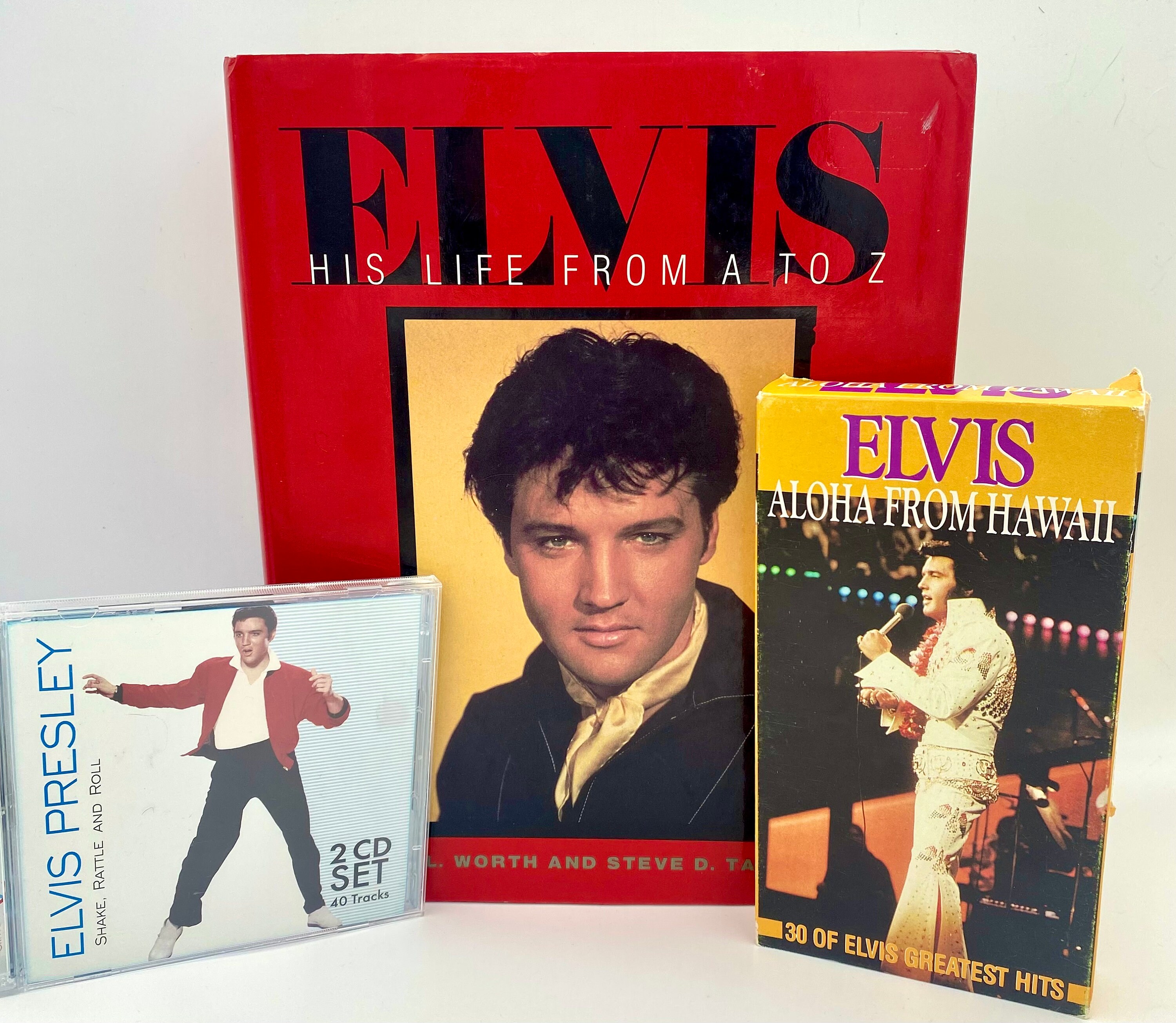Elvis Collector's Bundle Book, VHS, and 2-CD Set Limited Edition - Etsy