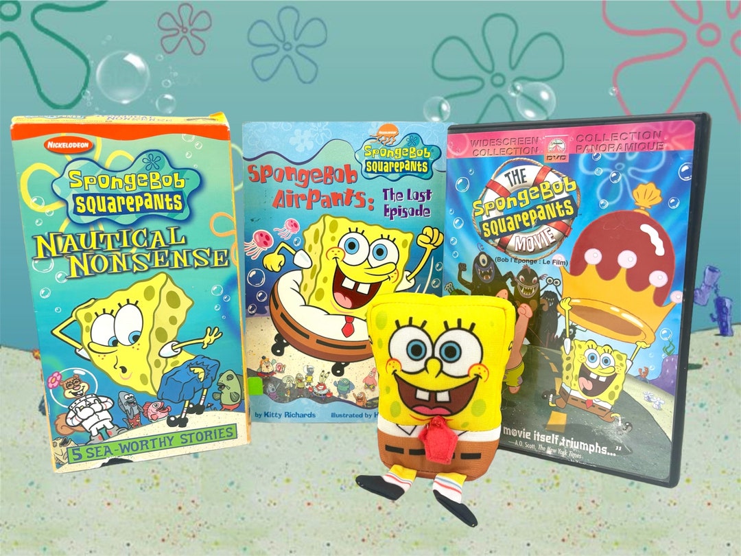 Spongebob Squarepants Collection - Spongebob VHS, Spongebob DVD Movie ...