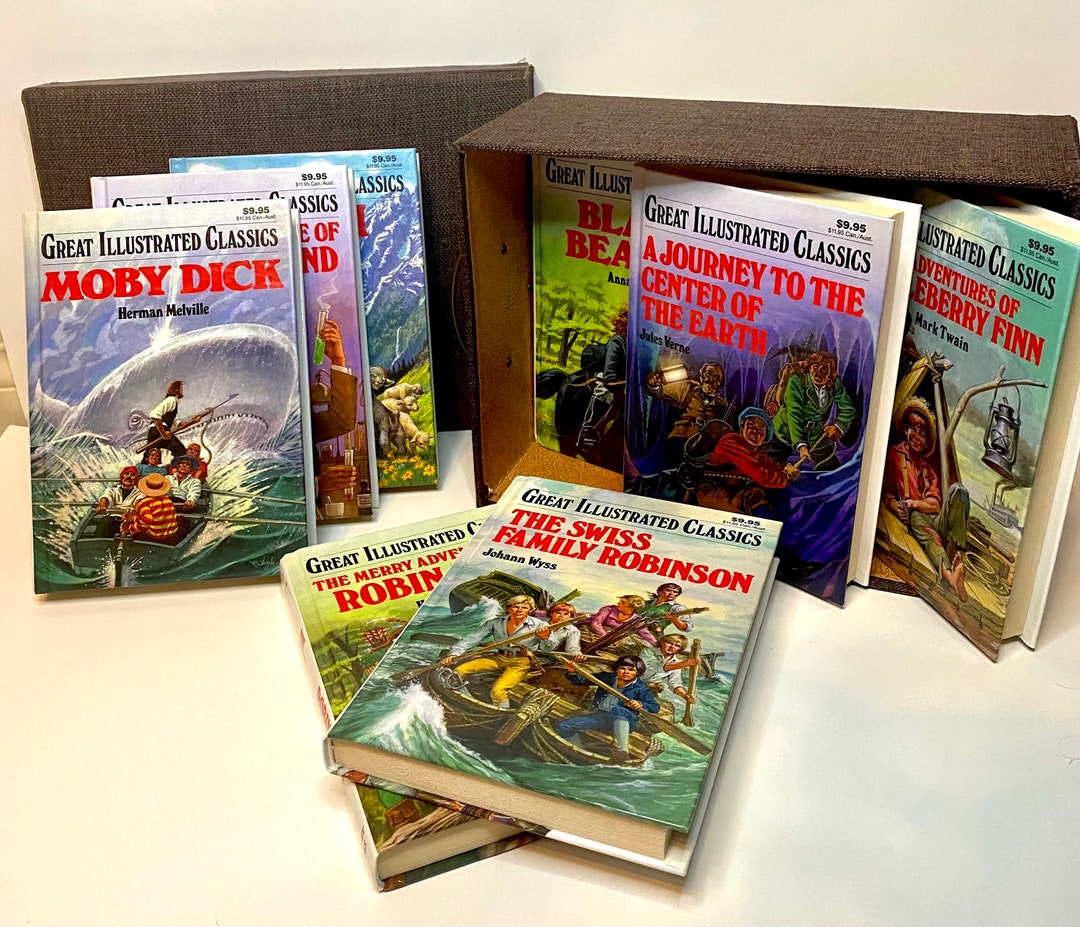 Great Illustrated Classics Collection, Set of 4 Timeless Literary ...