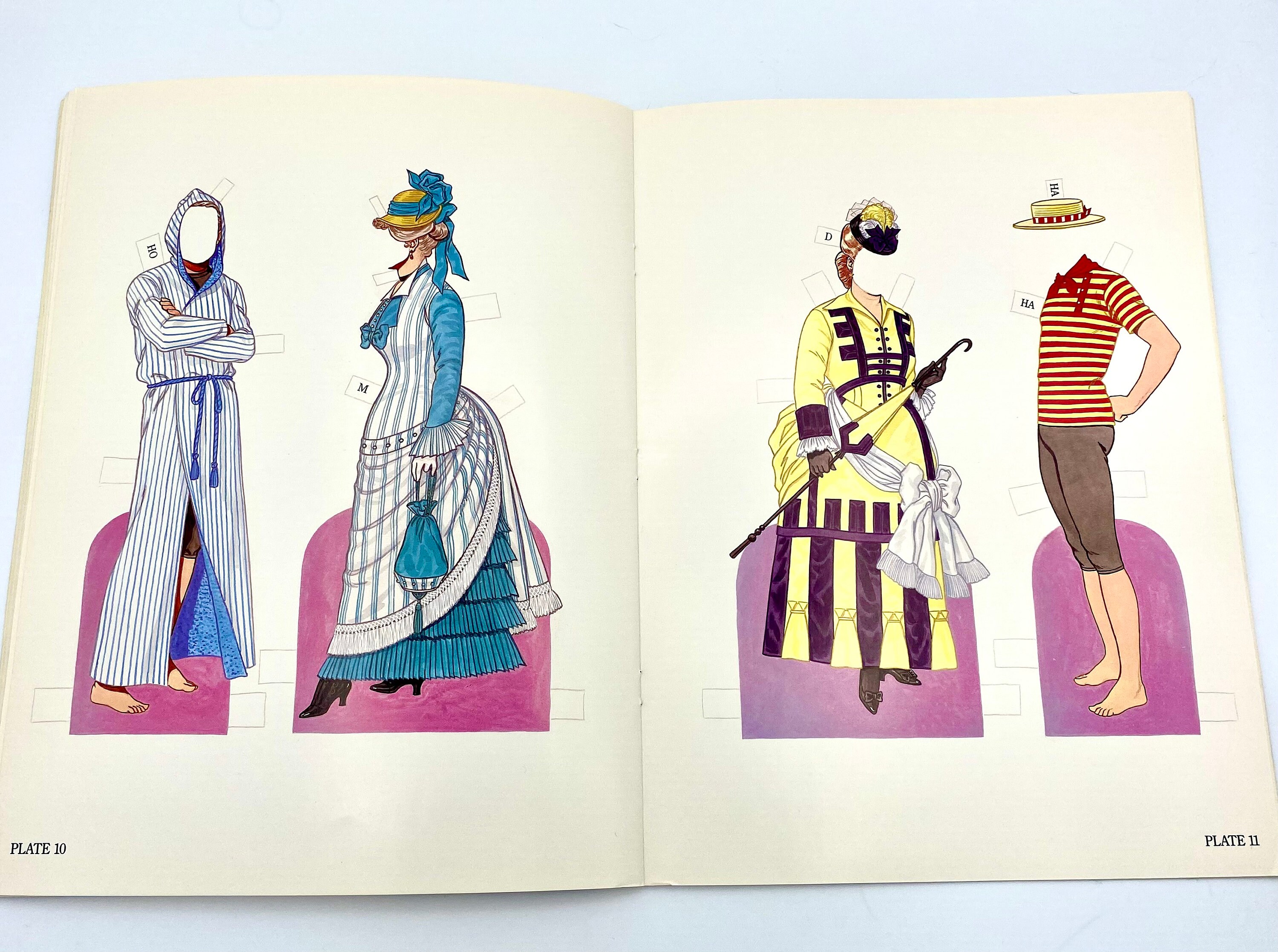 Rare Vintage Paper Dolls by Tom Tierney 1980s - Etsy