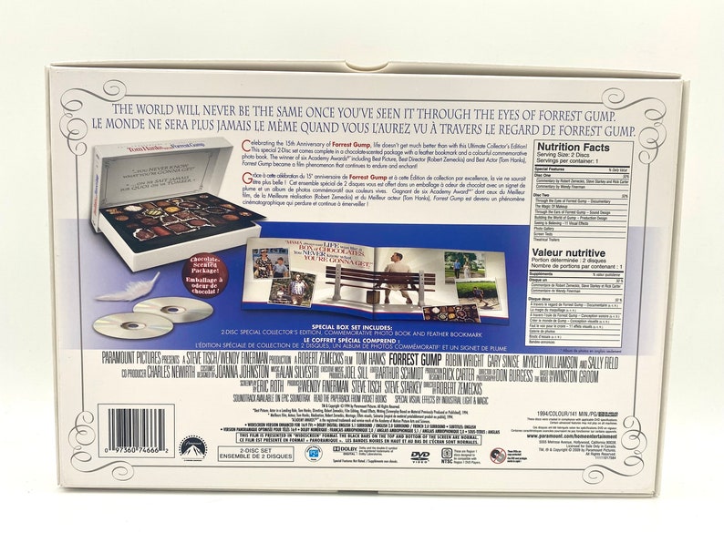 Forrest Gump 15th Anniversary Ultimate Collector's Edition DVD Set Tom ...